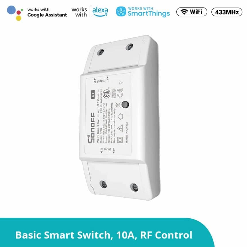 Sonoff Basic R2 – Wi-Fi Smart Switch - We Volt