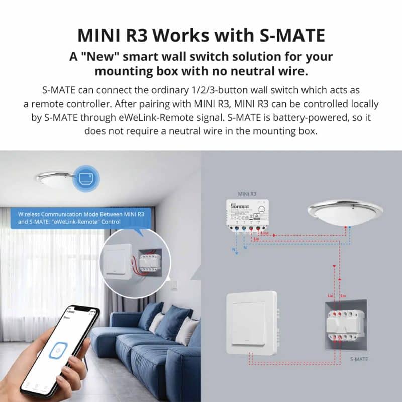 Sonoff Basic R2 – Wi-Fi Smart Switch - We Volt