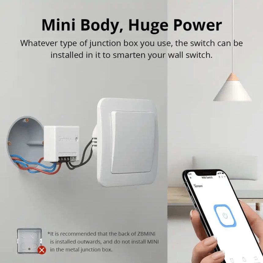 SONOFF ZBMINI Zigbee Two Way Smart Switch - We Volt